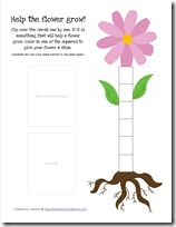 Garden Preschool Pack Printables